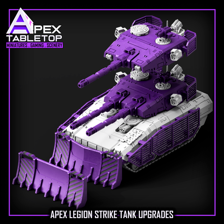3D Printable Apex Legion Strike Tank by Apex Tabletop