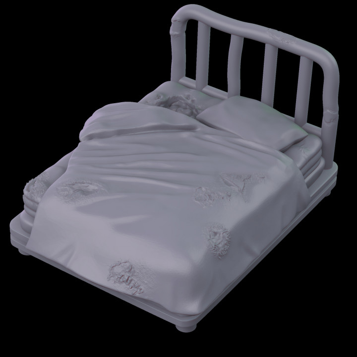 3D Printable Beds and Mattresses by Tiny Furniture