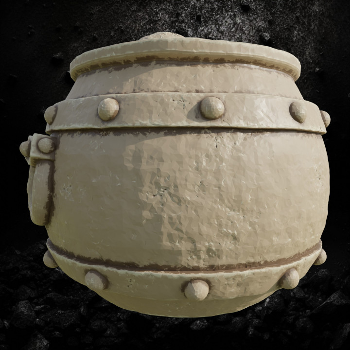 3D Printable Magic Cauldron 2 by Galandir's Pit & Cie