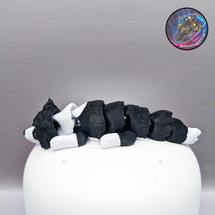 3D Printable Baby Dog and Cat Flexi Keychains (Set of 8) by Kirsten M