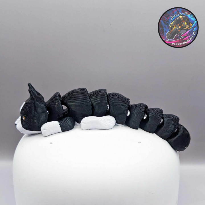 3D Printable Baby Dog and Cat Flexi Keychains (Set of 8) by Kirsten M