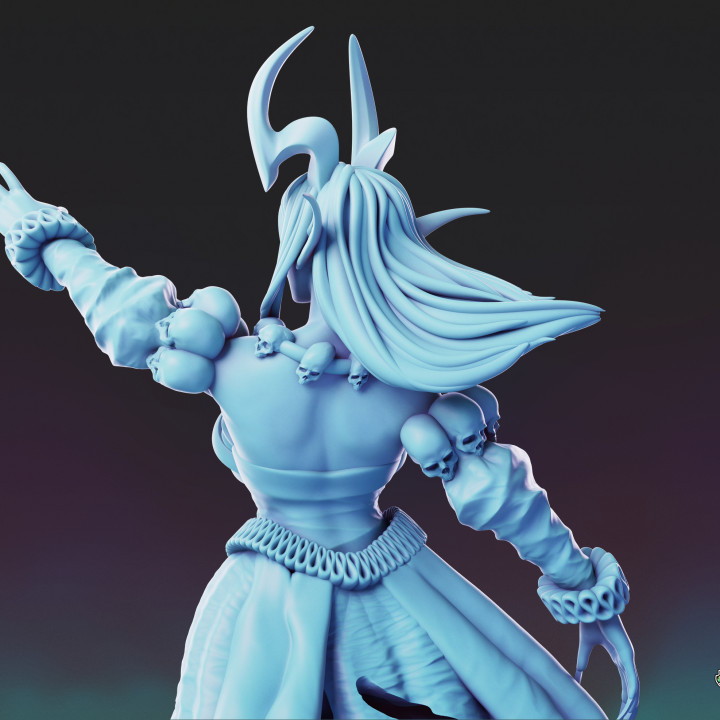 3D Printable Cursed Elf Banshee - Pose 2 + Pinups by PSMiniatures