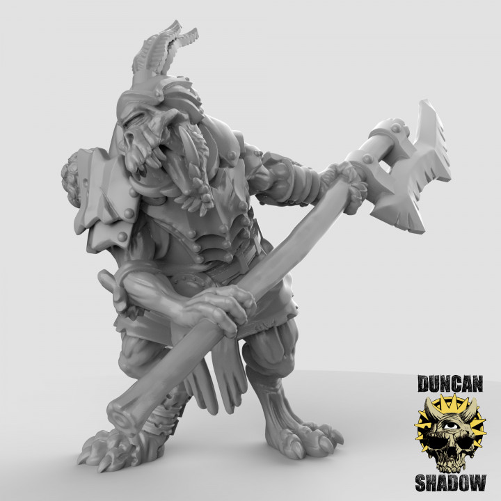 3D Printable Cyclops Trolls with Great Weapons (Pre Supported) by ...
