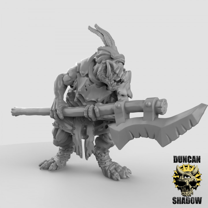 3D Printable Cyclops Trolls with Great Weapons (Pre Supported) by ...