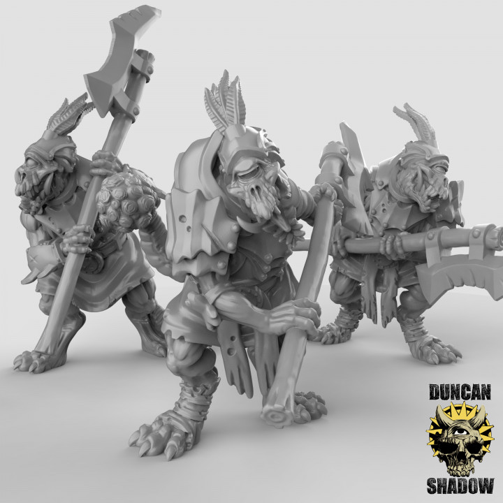 3D Printable Cyclops Trolls with Great Weapons (Pre Supported) by ...