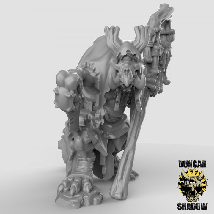 3D Printable Cyclops Troll Shaman (pre supported) by Duncan Shadow
