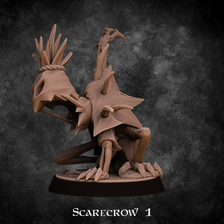 3D Printable Scarecrows by Deathpunk Studio