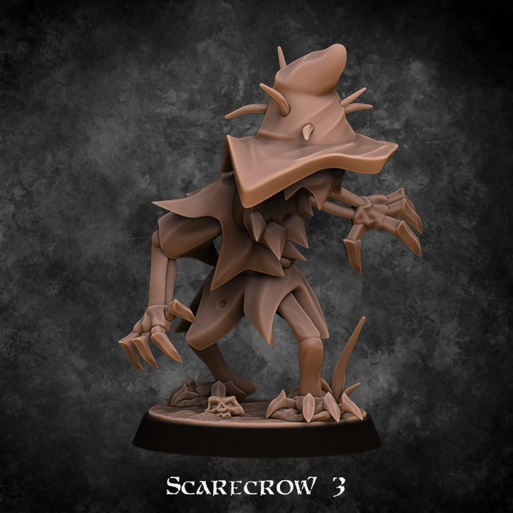 3D Printable Scarecrows by Deathpunk Studio