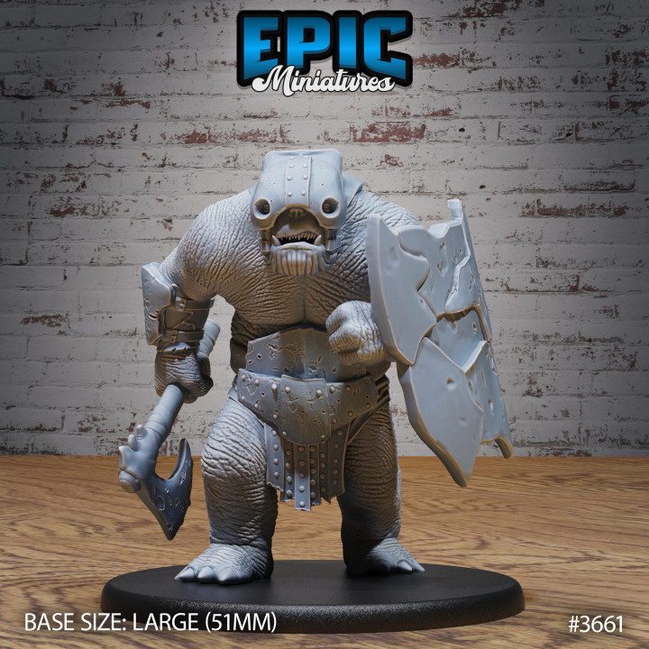 3D Printable Marauder Troll Set / Evil Rogue Ogre / Male Cave Beast ...