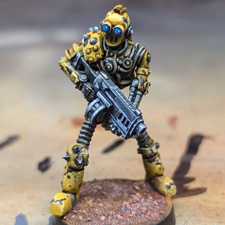 3D Print of B4S3-L1N3 the Robot, Modular Build-A-Bot by Zir0w