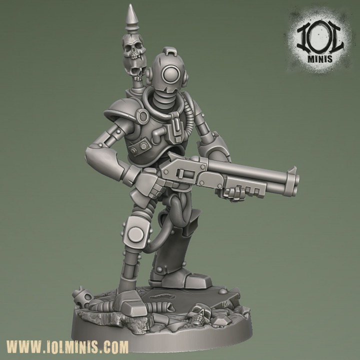 3D Printable B4S3-L1N3 the Robot, Modular Build-A-Bot by Imitation of ...