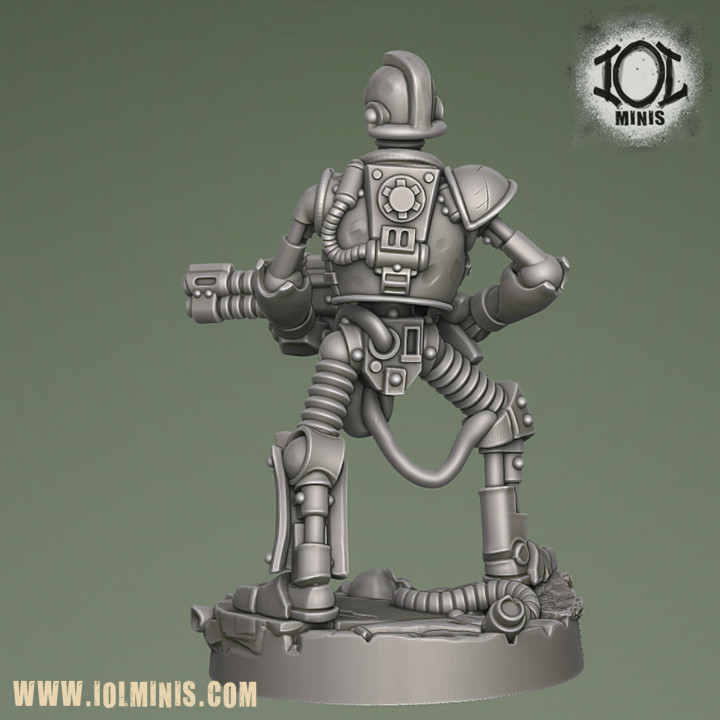 3D Printable B4S3-L1N3 the Robot, Modular Build-A-Bot by Imitation of ...