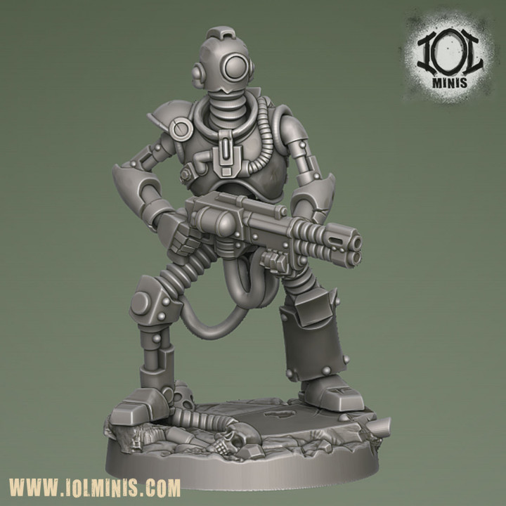 3D Printable B4S3-L1N3 the Robot, Modular Build-A-Bot by Imitation of ...