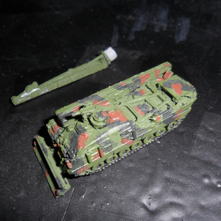 3D Printable MG144-G05 Bergepanzer 3 Buffel ARV by Aotrs Shipyards