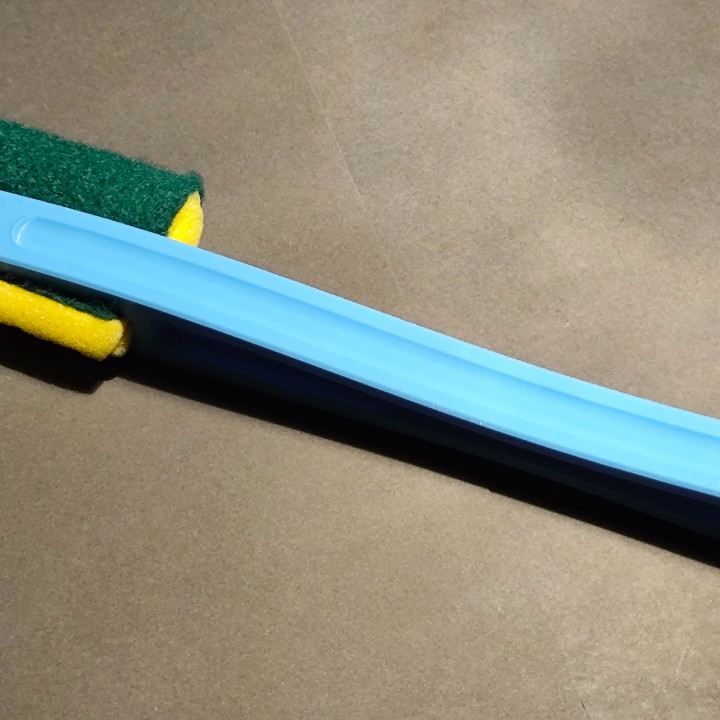 3D Printable Scrub Sponge Handle by MING