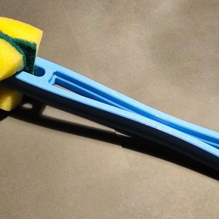 3D Printable Scrub Sponge Handle by MING