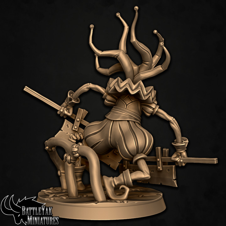 3D Printable Rollicking Squat B by Battle Yak Miniatures