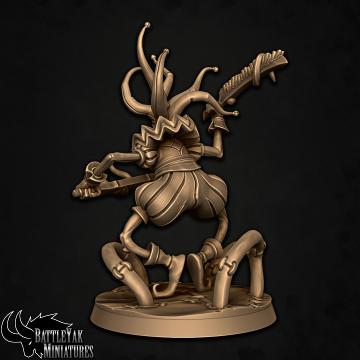 3D Printable Rollicking Squat C by Battle Yak Miniatures