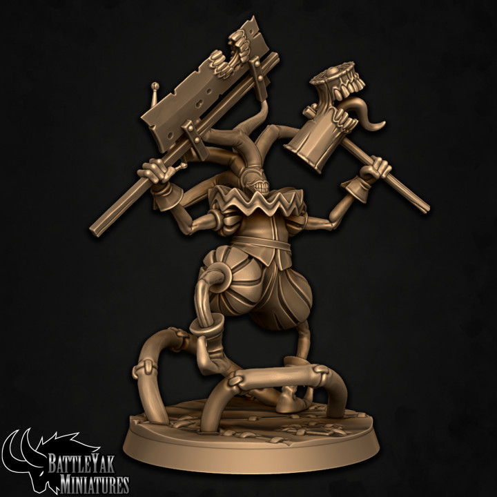 3D Printable Rollicking Squat E by Battle Yak Miniatures