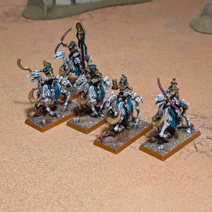 3D Print of Ancient Skeletal Cavalry with Spears and Bows - Highlands ...