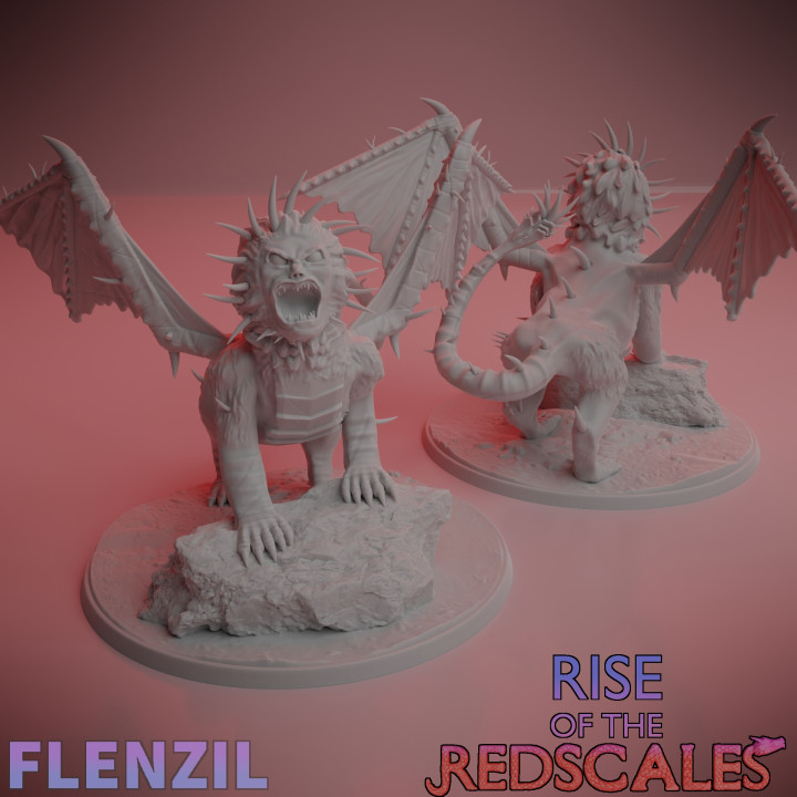 3D Printable Rise of the Redscales - Complete Miniature Pack by Flenzil ...