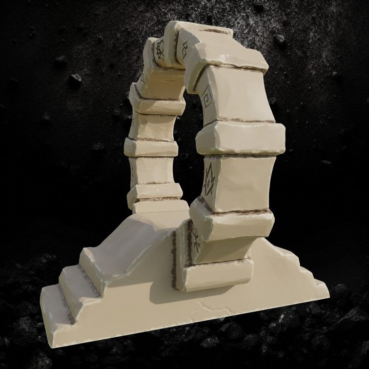 3D Printable Round Portal by Galandir's Pit & Cie