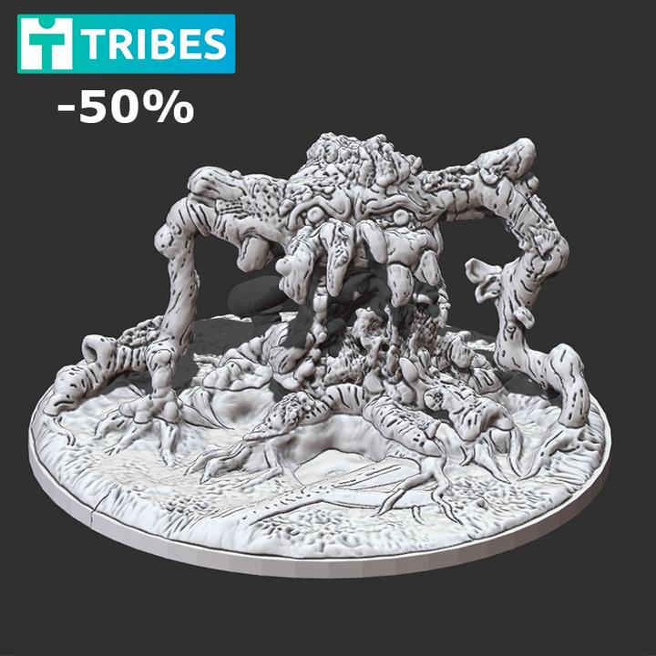 3D Printable Spider Tree by Sculpting George