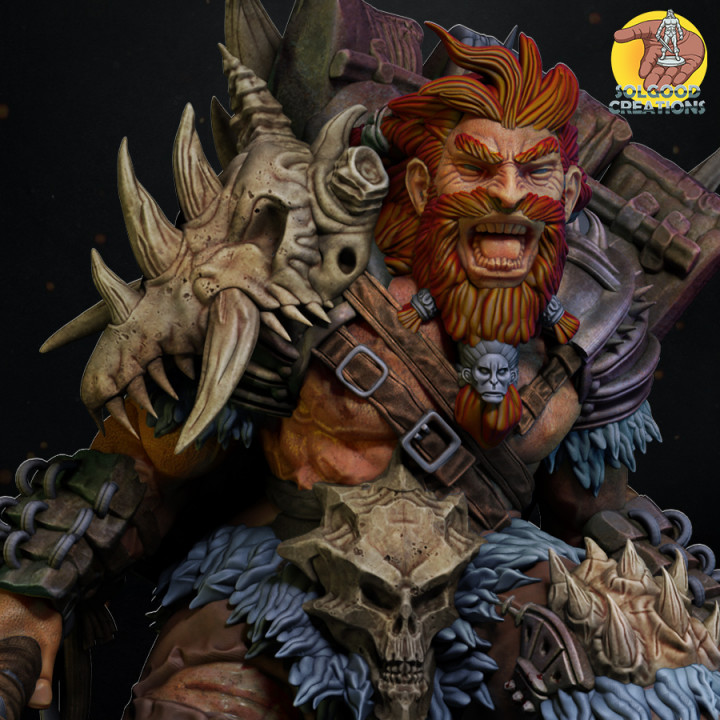 3D Printable Pyrathal the Heatwave vs Ulgar the Ohrmfate by SolGood ...