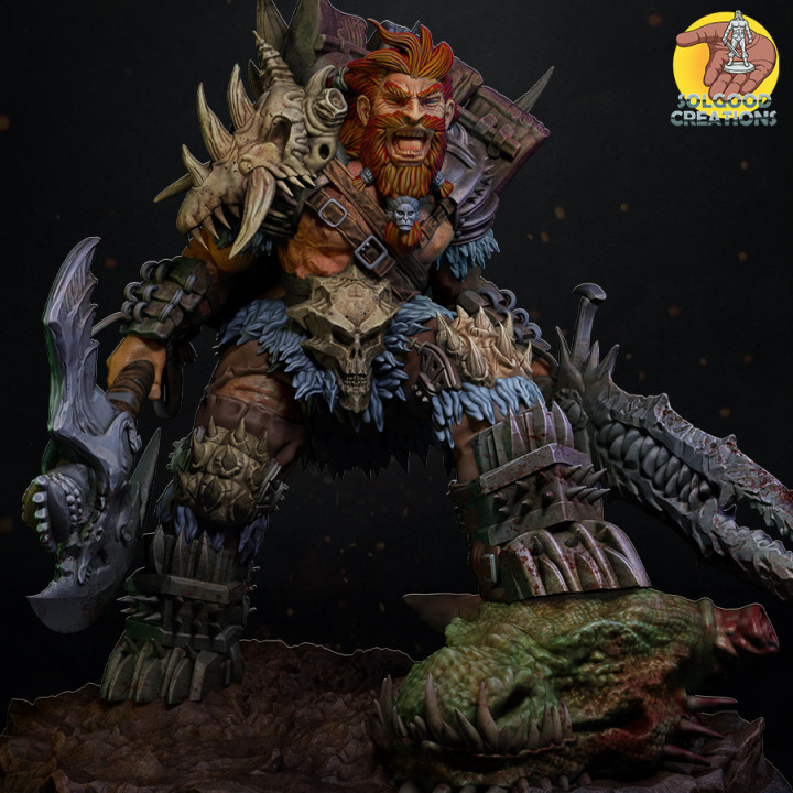 3D Printable Pyrathal the Heatwave vs Ulgar the Ohrmfate by SolGood ...