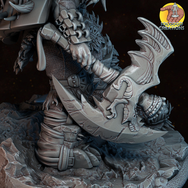 3D Printable Pyrathal the Heatwave vs Ulgar the Ohrmfate by SolGood ...