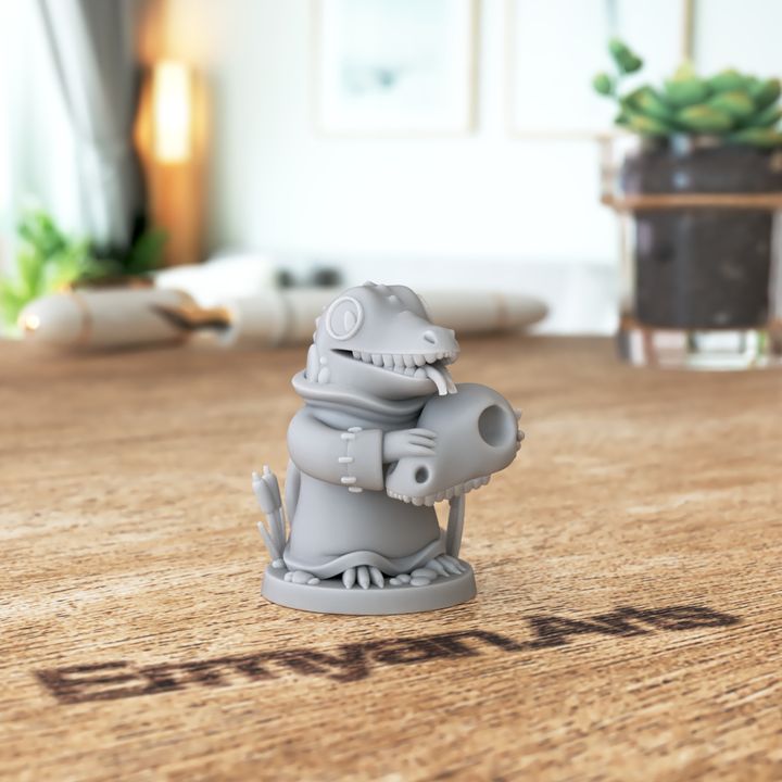3D Printable Root The Lizard Cult Boardgame Figure by ErmyanArts
