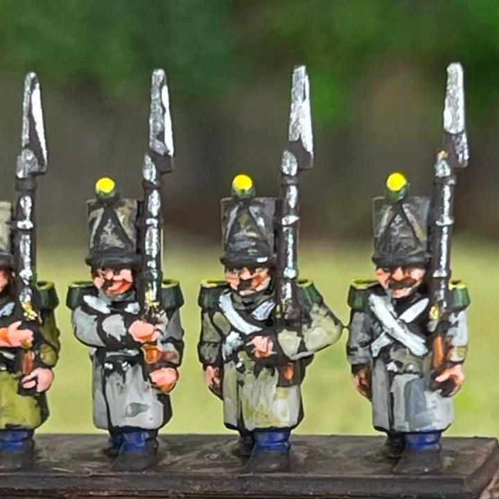 3D Printable 6-15mm French Infantry in Greatcoats & Covered Shakos ...