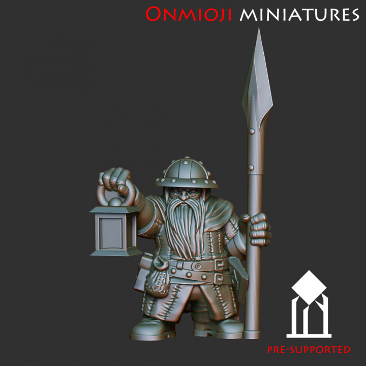 3D Printable Dwarf miner by Stanislav Kuznetsov