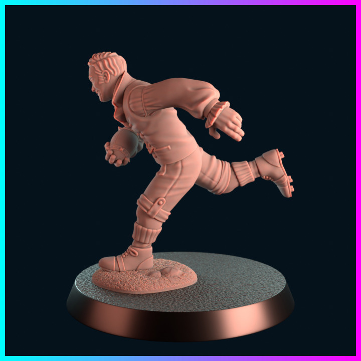 3D Printable Fantasy Football - Vampires Runner 01 by koolkiwi Miniatures