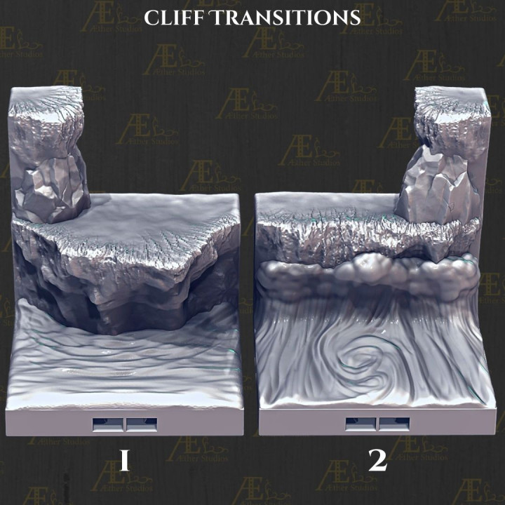 3D Printable KS4PNK16 - Jubilee Cliffs by Aether Studios