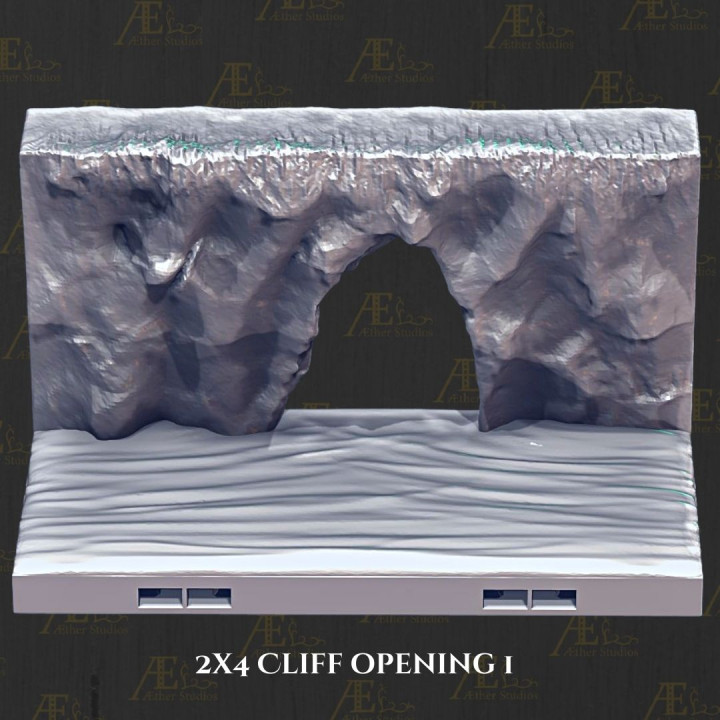 3D Printable KS4PNK16 - Jubilee Cliffs by Aether Studios