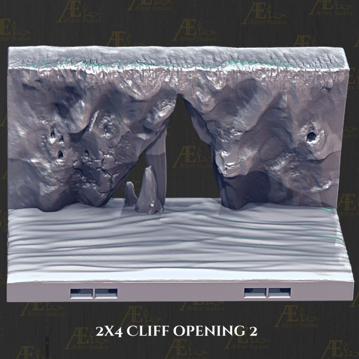 3D Printable KS4PNK16 - Jubilee Cliffs by Aether Studios