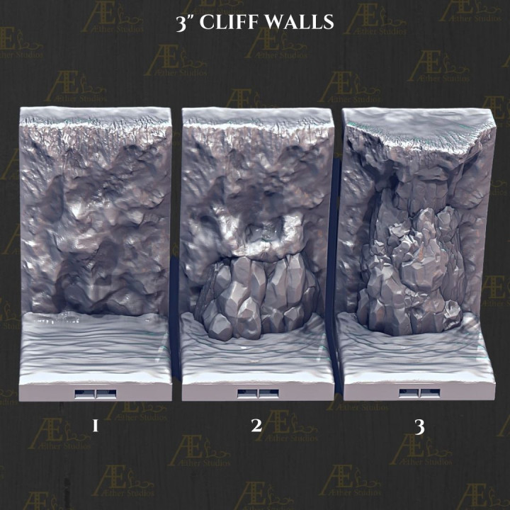 3D Printable KS4PNK16 - Jubilee Cliffs by Aether Studios