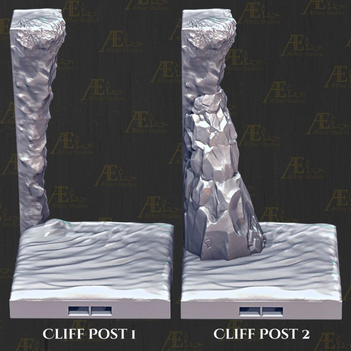 3D Printable KS4PNK16 - Jubilee Cliffs by Aether Studios