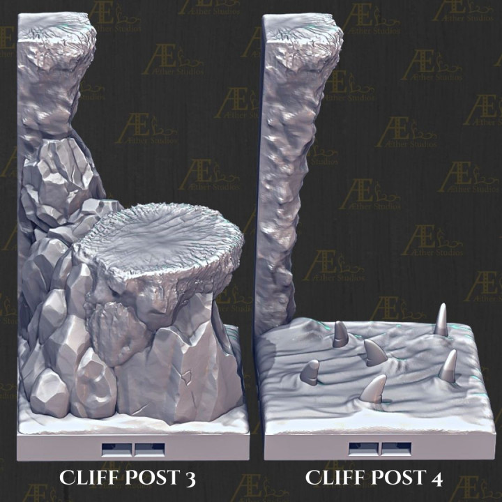 3D Printable KS4PNK16 - Jubilee Cliffs by Aether Studios