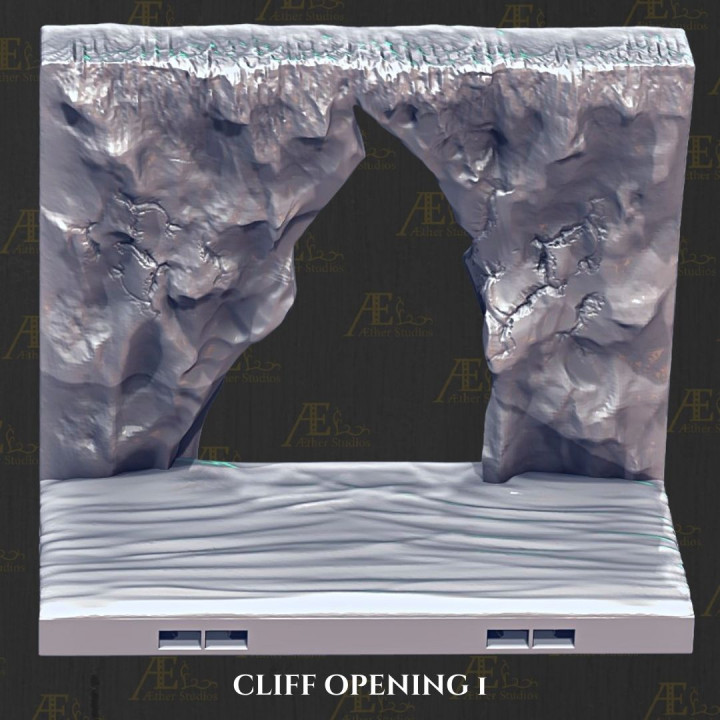 3D Printable KS4PNK16 - Jubilee Cliffs by Aether Studios