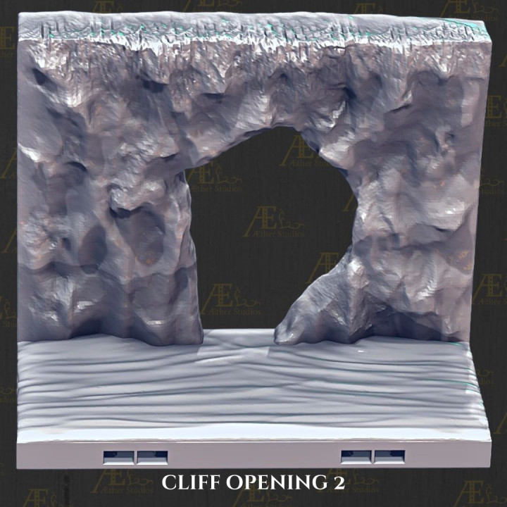 3D Printable KS4PNK16 - Jubilee Cliffs by Aether Studios