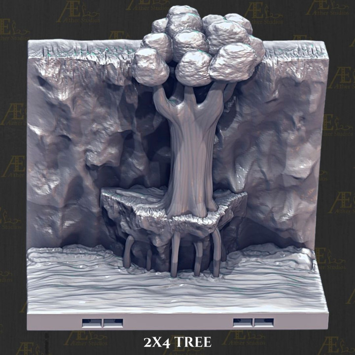 3D Printable KS4PNK16 - Jubilee Cliffs by Aether Studios