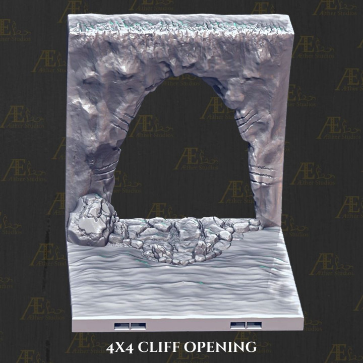 3D Printable KS4PNK16 - Jubilee Cliffs by Aether Studios