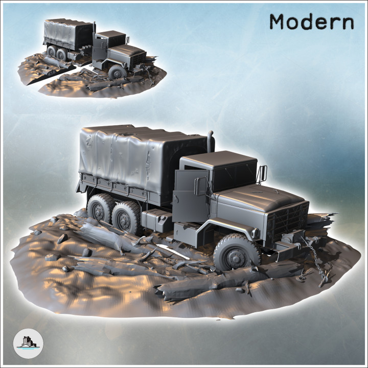 3D Printable Modern fortified base pack No. 2 - Cold Era Modern Warfare ...