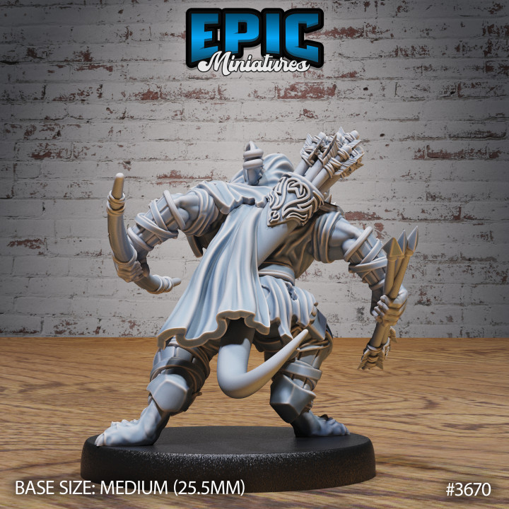 3D Printable Mice Folk Raider Set / Rat Warrior / Mouse Fighter ...