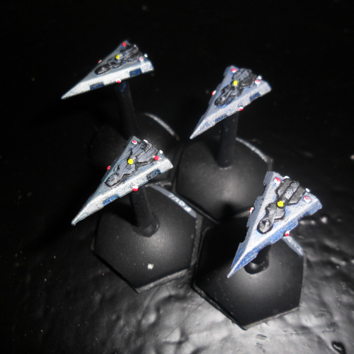 3D Printable GDH:D102 Delta Series Frigate by Aotrs Shipyards