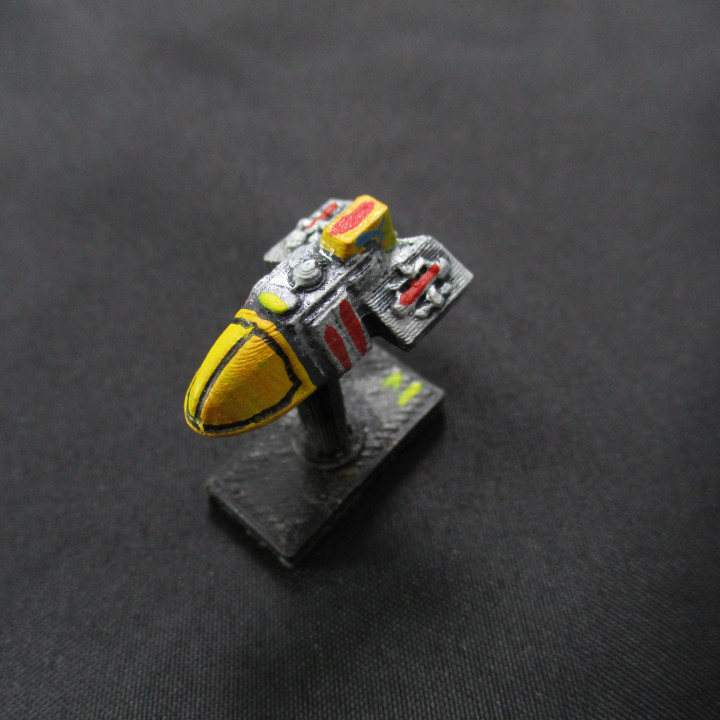 3D Printable GDH:D204 Cranefly Light Transport by Aotrs Shipyards