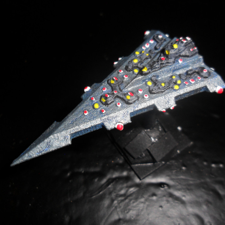 3D Printable GDH:D301 Delta Battlecruiser by Aotrs Shipyards