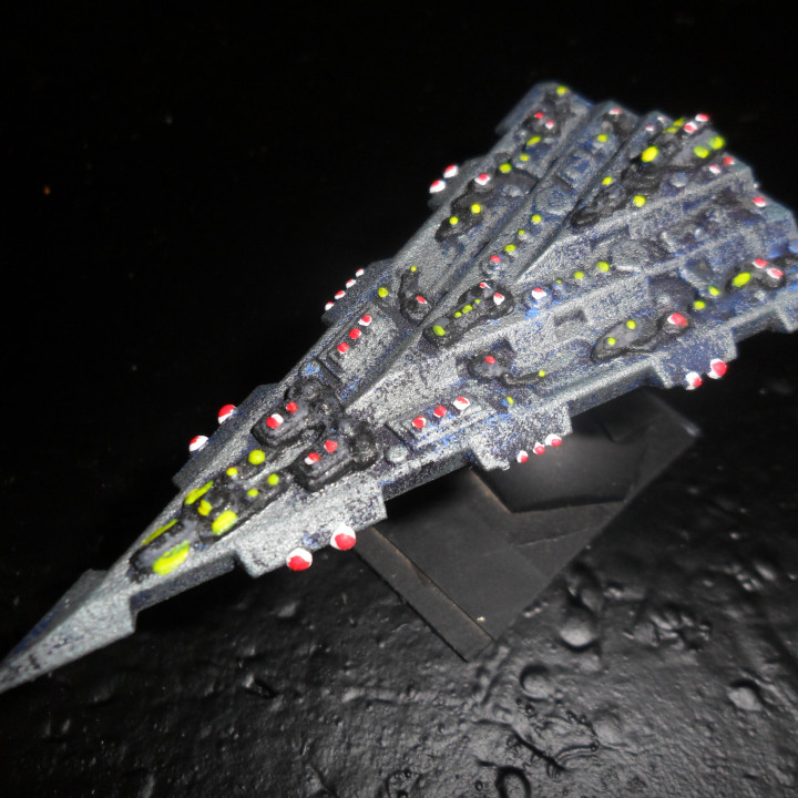 3D Printable GDH:D304 Delta Series Battleship by Aotrs Shipyards